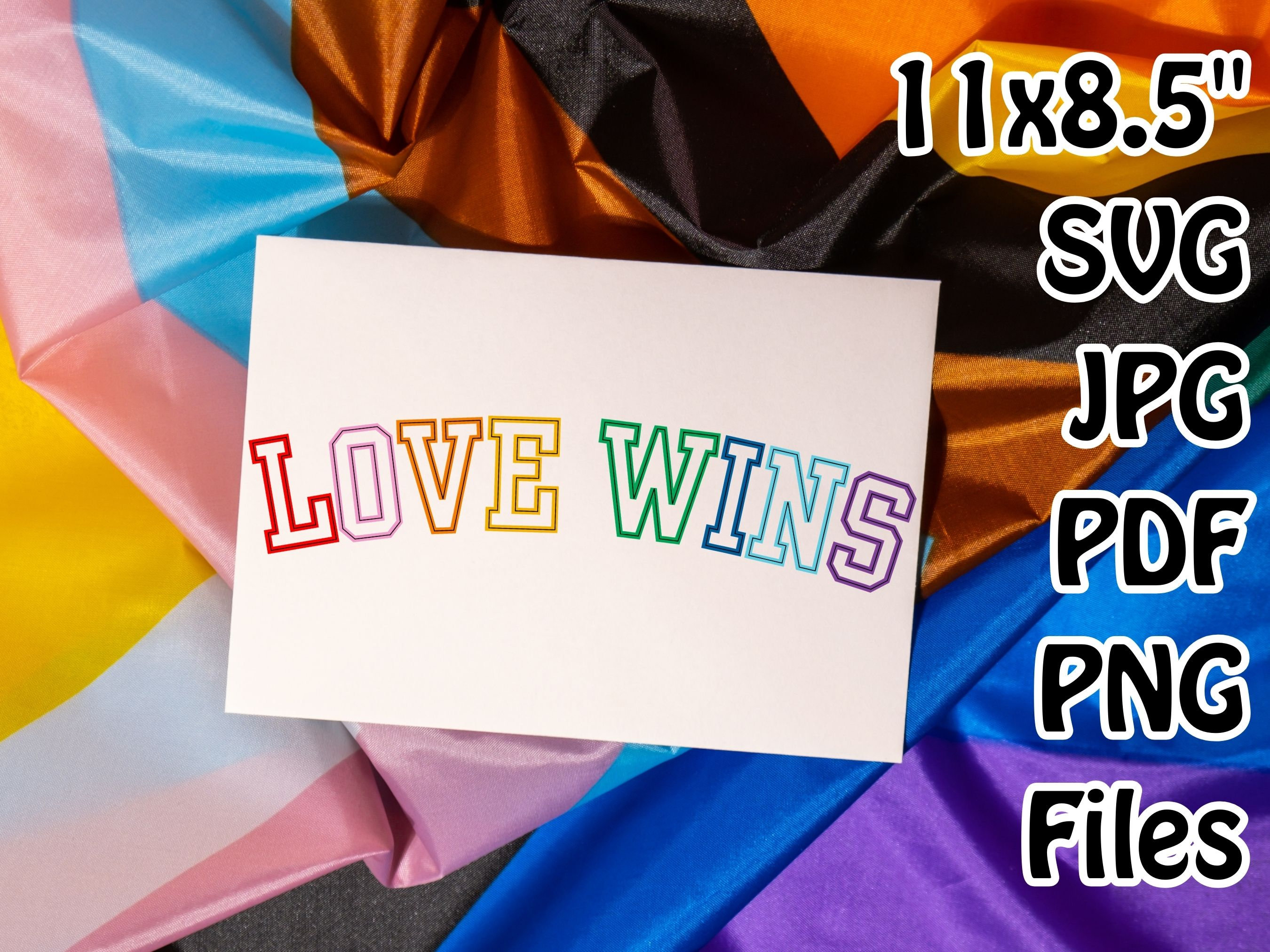 Love Wins SVG, Pride Month Png, Gift for Pride Month, Love Wins PNG ...