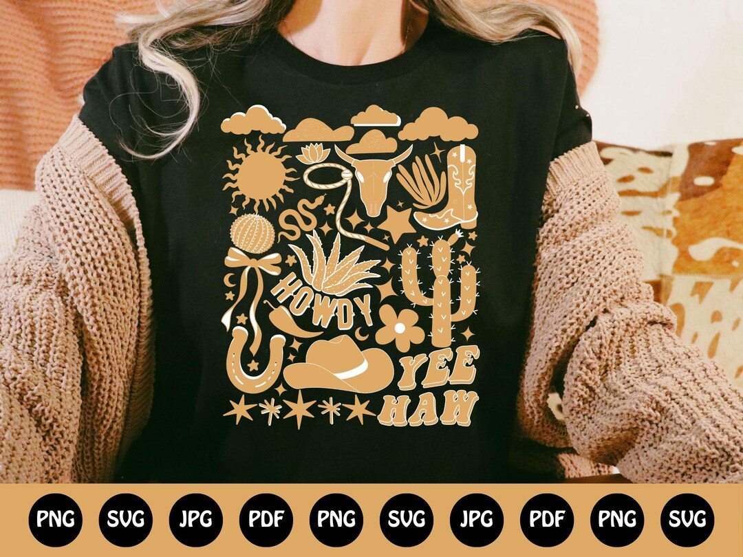 Howdy SVG, Howdy Tee, Howdy Print, Yee Haw Print, Howdy Png, Southern ...
