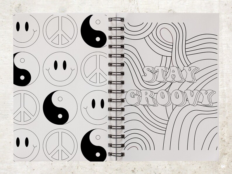 Groovy Coloring Pages, Disco Themed Art, 70s Coloring Sheet, Disco Art ...