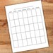 Blank Calendar Printable, Print at Home, Monthly Blank Calendar, Simple ...