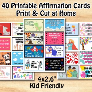 Digital Affirmation Cards, Positive Affirmation Cards, Printable ...