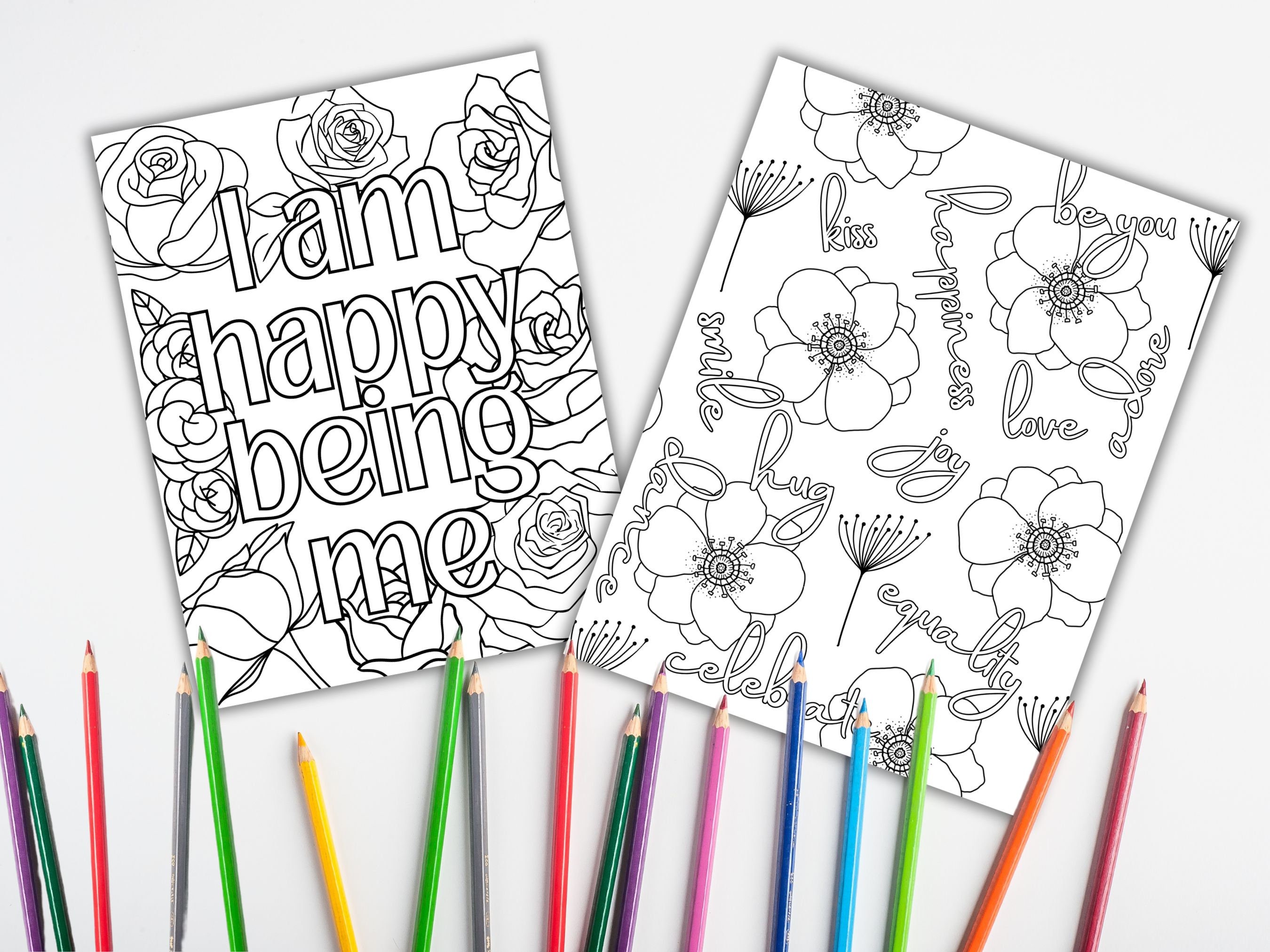 Pride Month Coloring Pages, Pride Month Gifts, Pride Flag, Print at ...