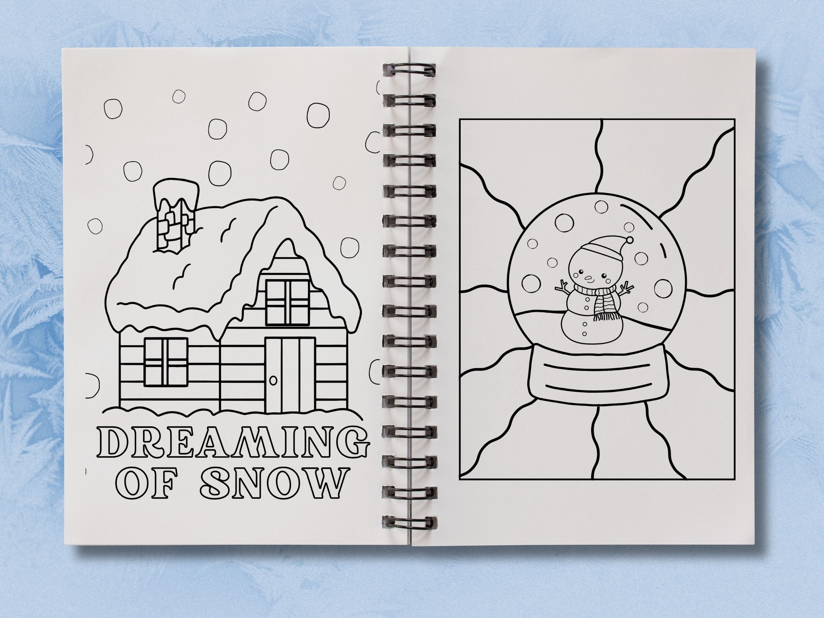 Winter Coloring Pages, Winter Coloring Pages for Kids, Christmas ...