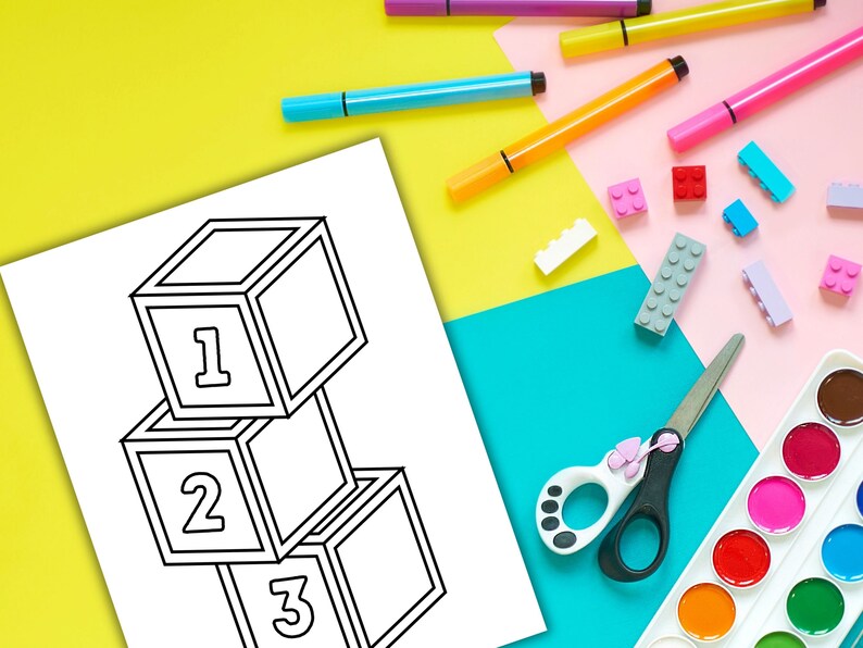 Preschool Coloring Pages, Coloring Pages for Kids, Simple Coloring ...
