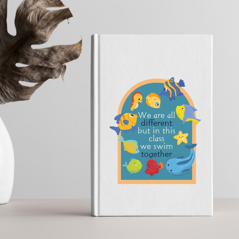 Rainbow Fish Png We're All Different but in This Class We Swim Together ...