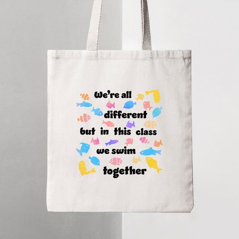 Rainbow Fish Png We're All Different but in This Class We Swim Together ...