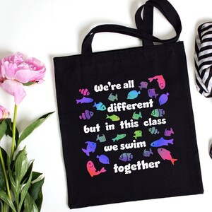 Rainbow Fish Png We're All Different but in This Class We Swim Together ...