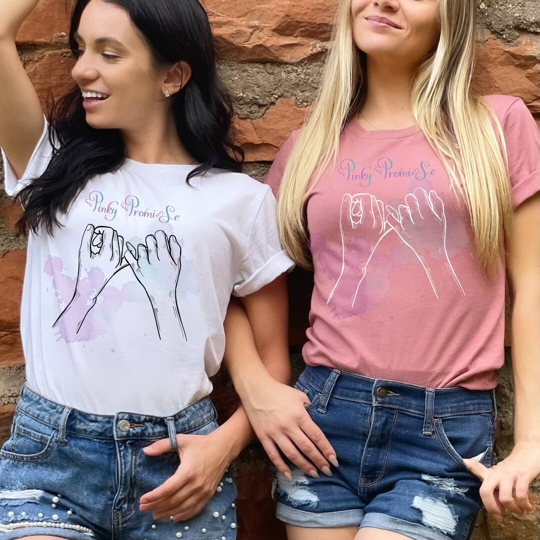 Pinky Promise Shirt, Pinky Swear Shirts, Best Friend Shirt, Promising ...