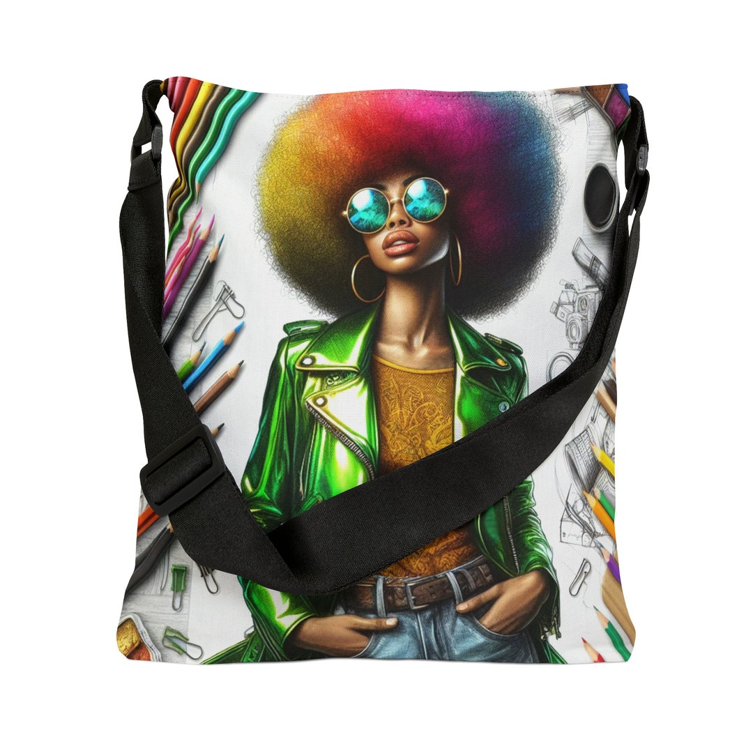 Artist, Street Wear, Crossbody Bag, Tote Bag, Painter, Black Girl ...