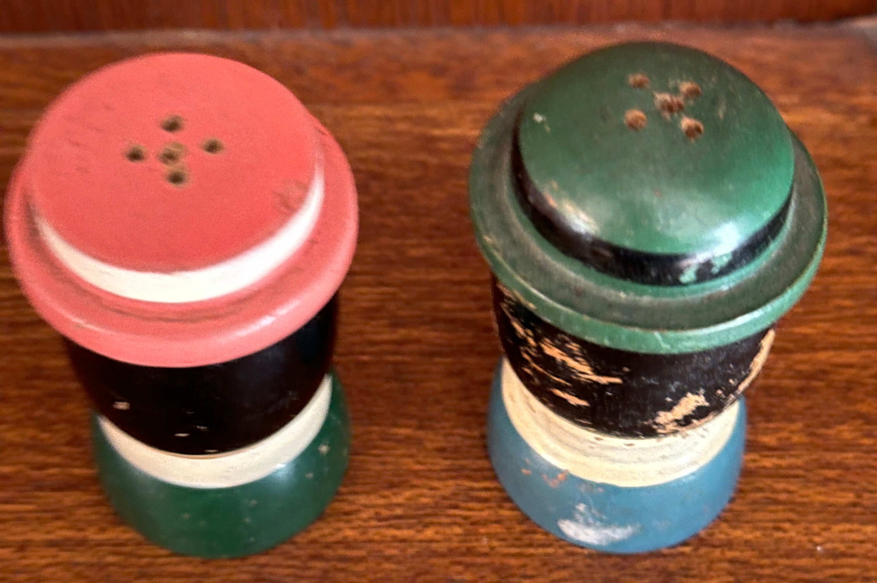 Vintage 1950s Dapper Anthropomorphic Wood Salt and Pepper Shaker - Etsy