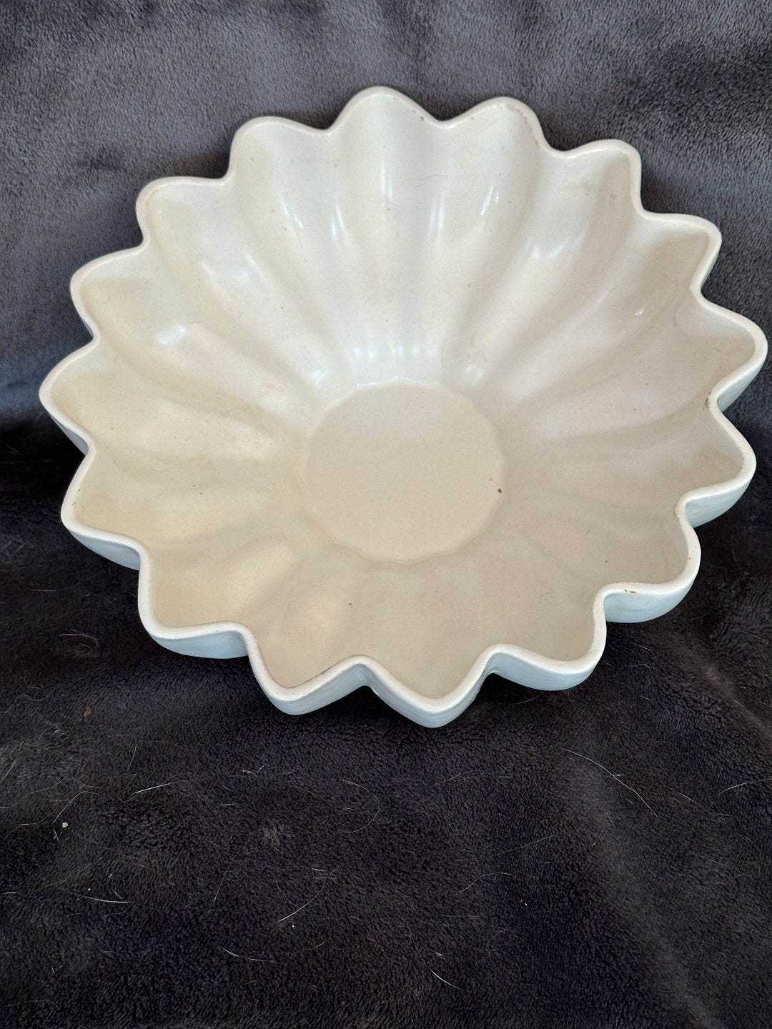 Vintage Red Wing Pottery Fluted Bowl - Etsy