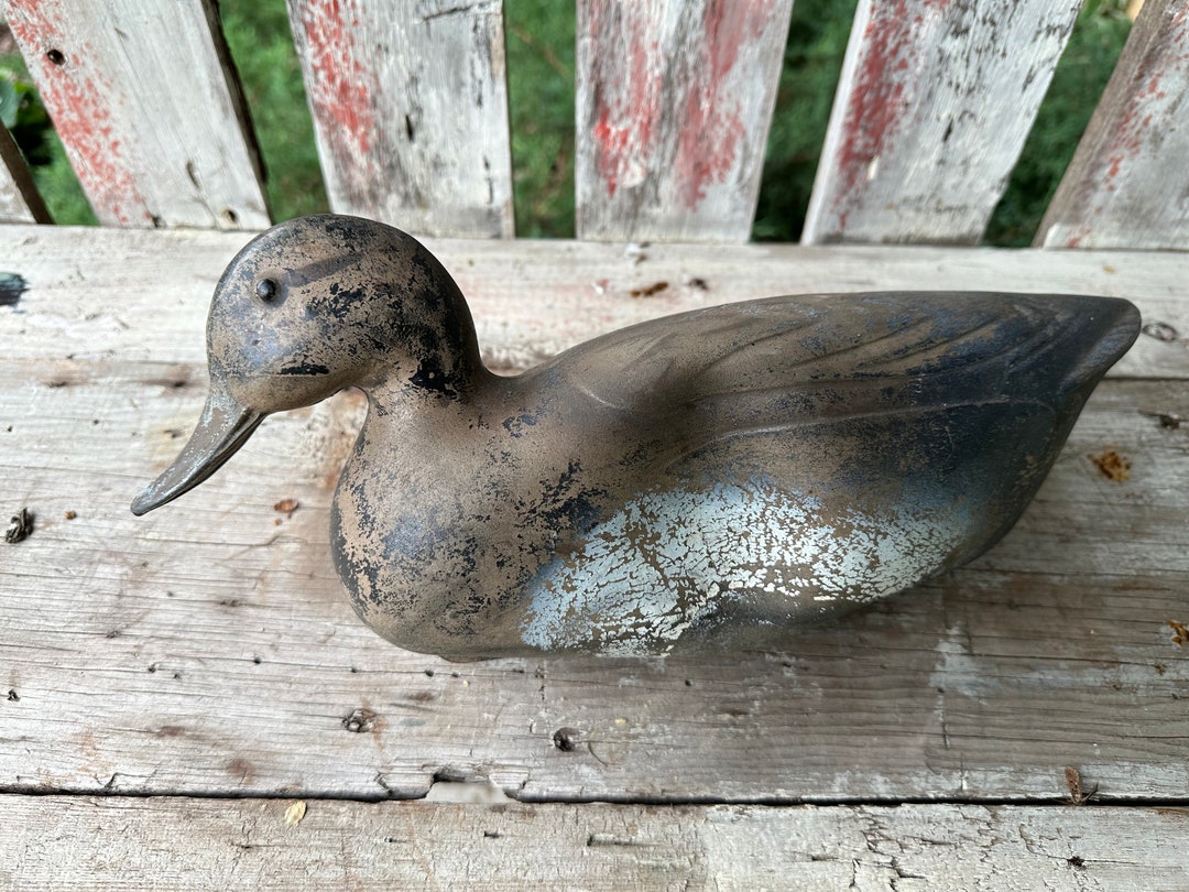 Vintage Plasst-duk Decoy - Etsy