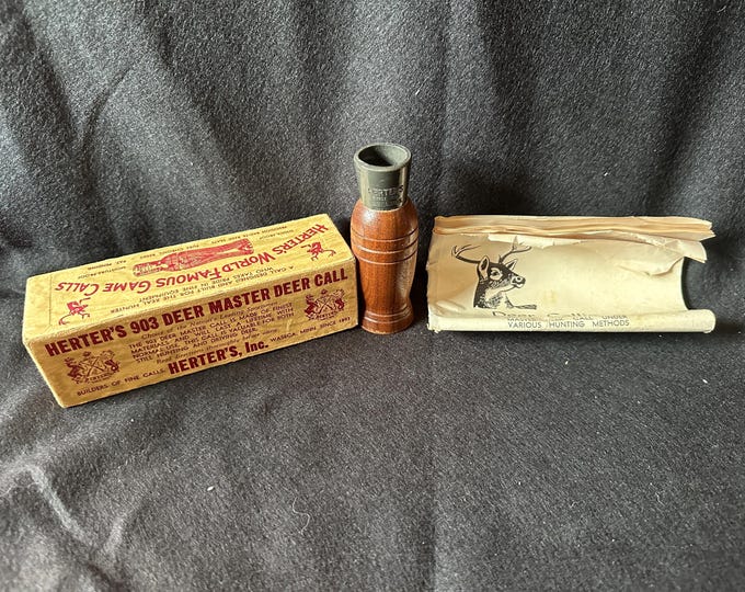 Early Vintage World Famous No. 903 Herter's Deer Master Deer Call - Etsy