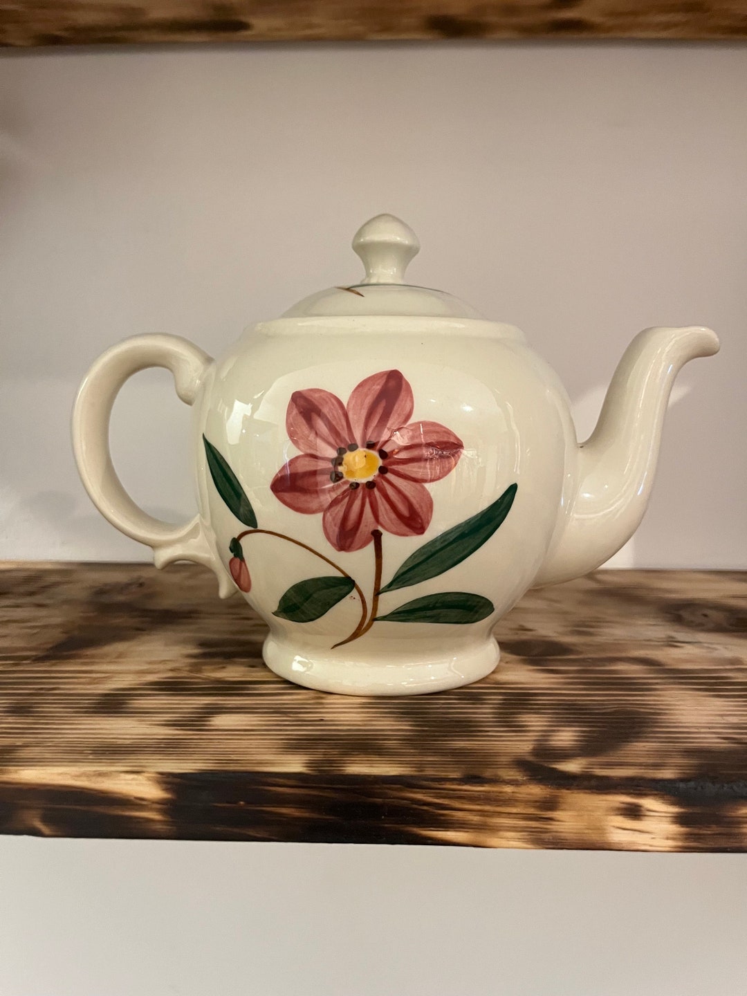 Vintage SHAWNEE POTTERY Hand Painted Ceramic Teapot - Etsy