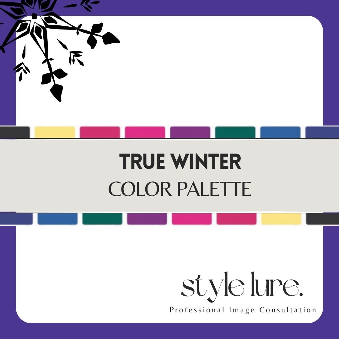TRUE WINTER Color Palette - Etsy