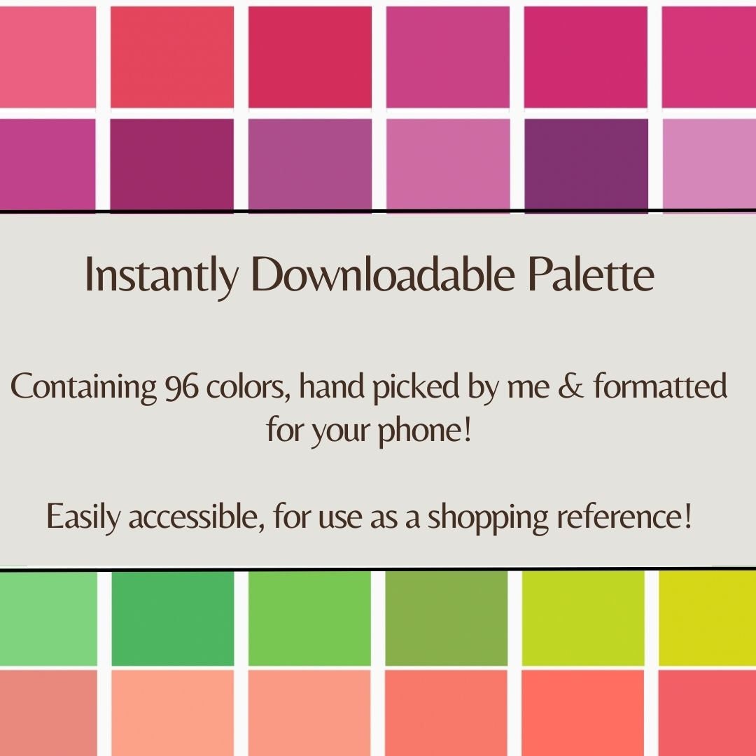 BRIGHT SPRING - Color Palette - Etsy