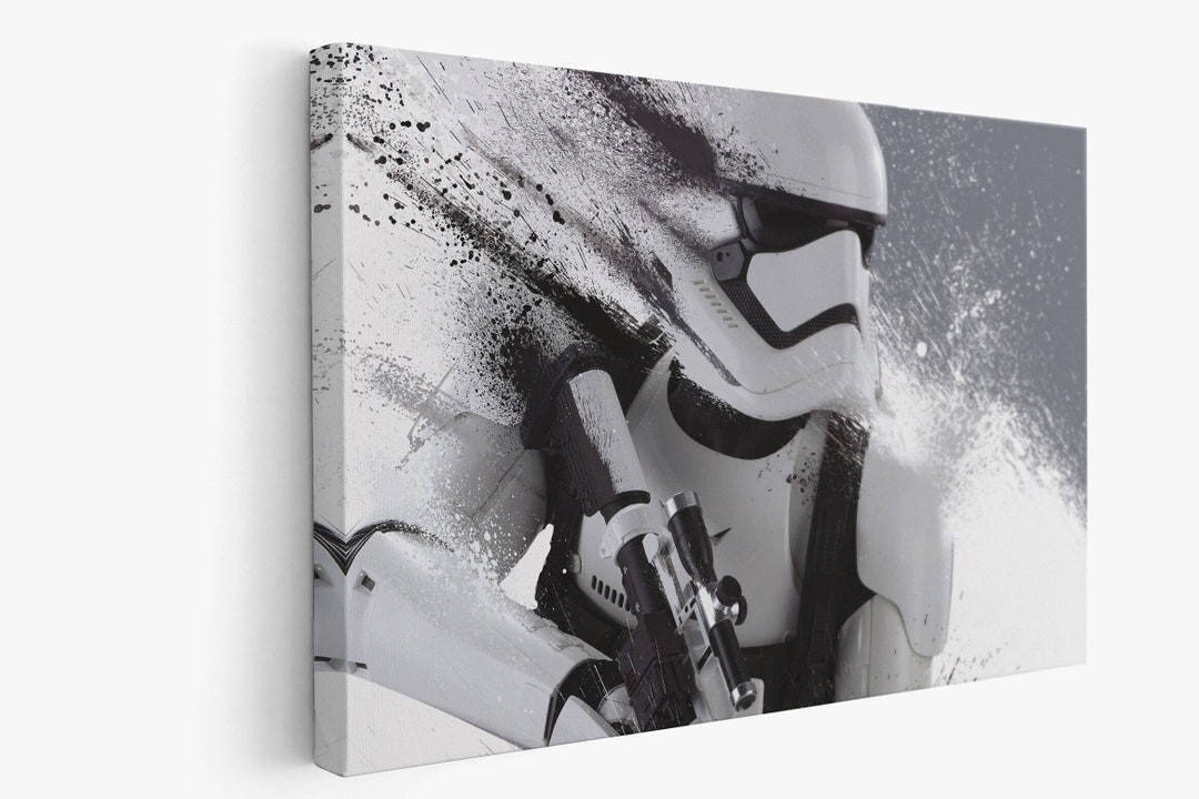 Star Wars Stormtrooper Canvas/poster, the Force Awakens Wall Art, Art ...