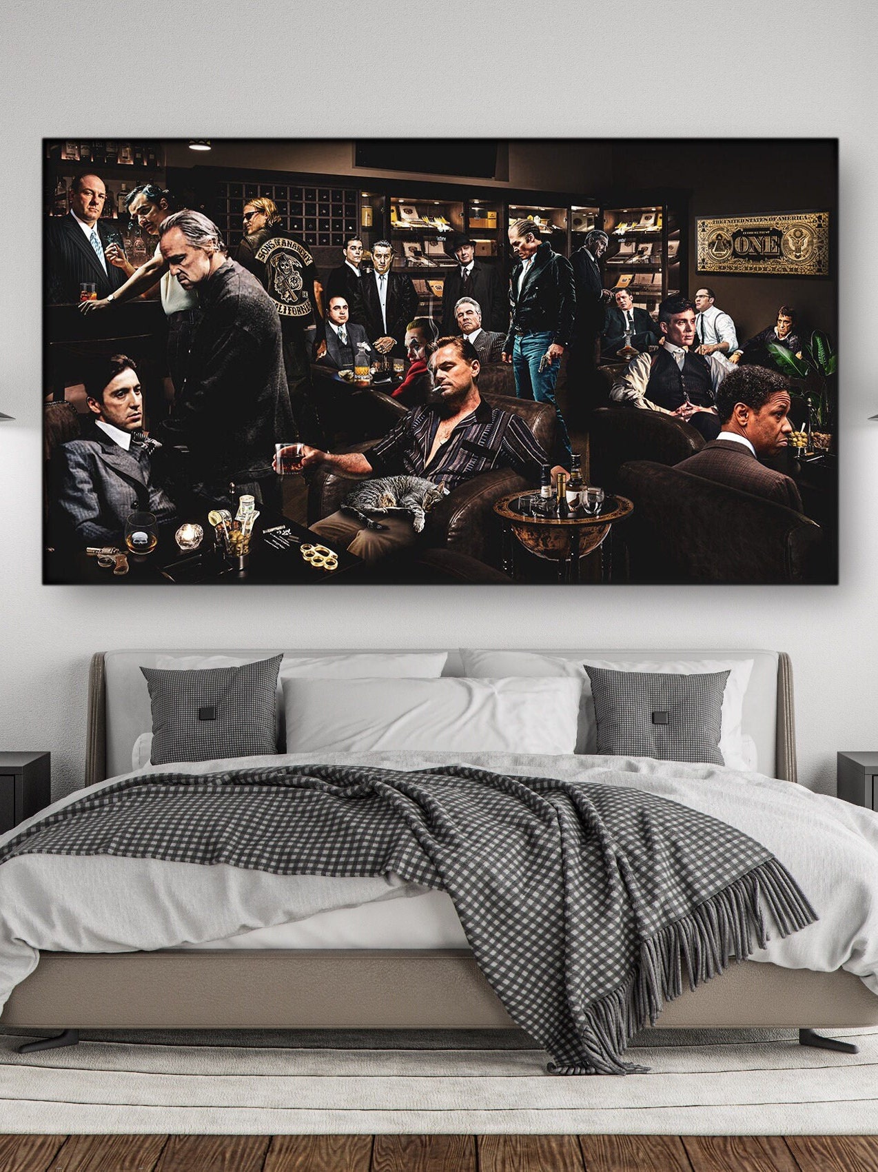 Famous Gangsters Canvas/poster, Hollywood Star Actors Wall Art ...
