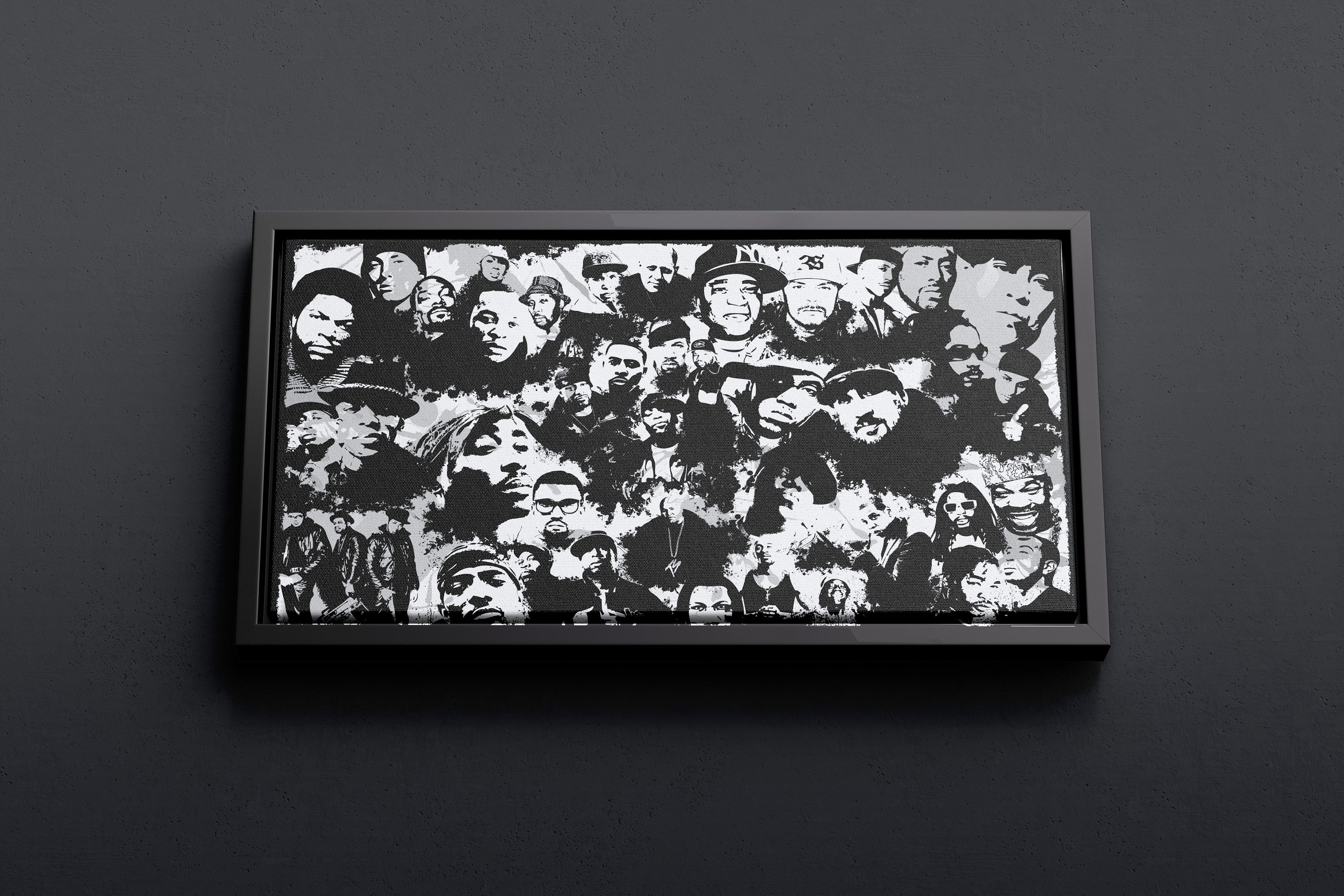 American Rap Legends Wall Art All the Legendary Rappers Wall - Etsy