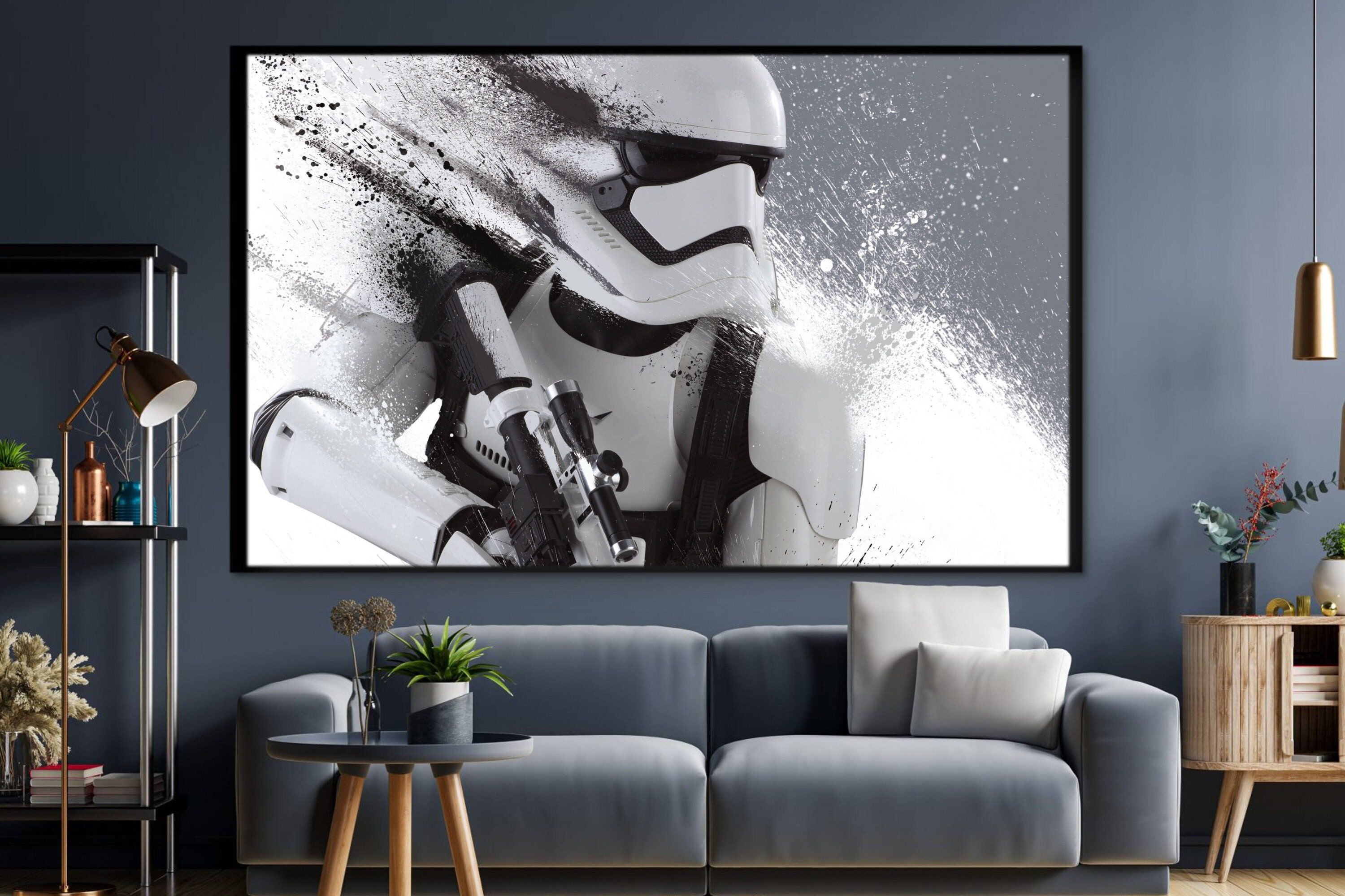 Star Wars Stormtrooper Canvas/poster, the Force Awakens Wall Art, Art ...