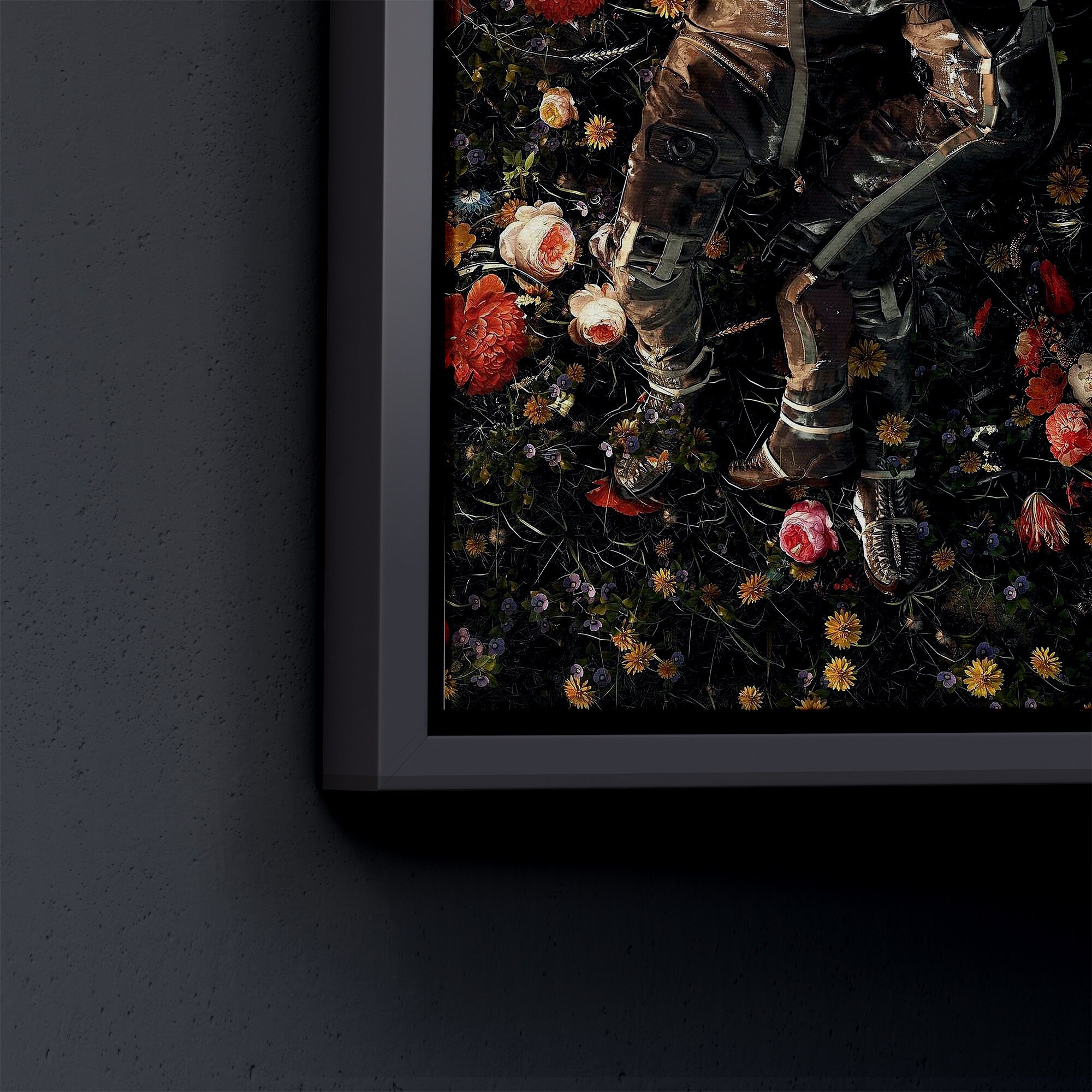 Astronauts Couple in Flowers Canvas/poster NASA Astronaut - Etsy