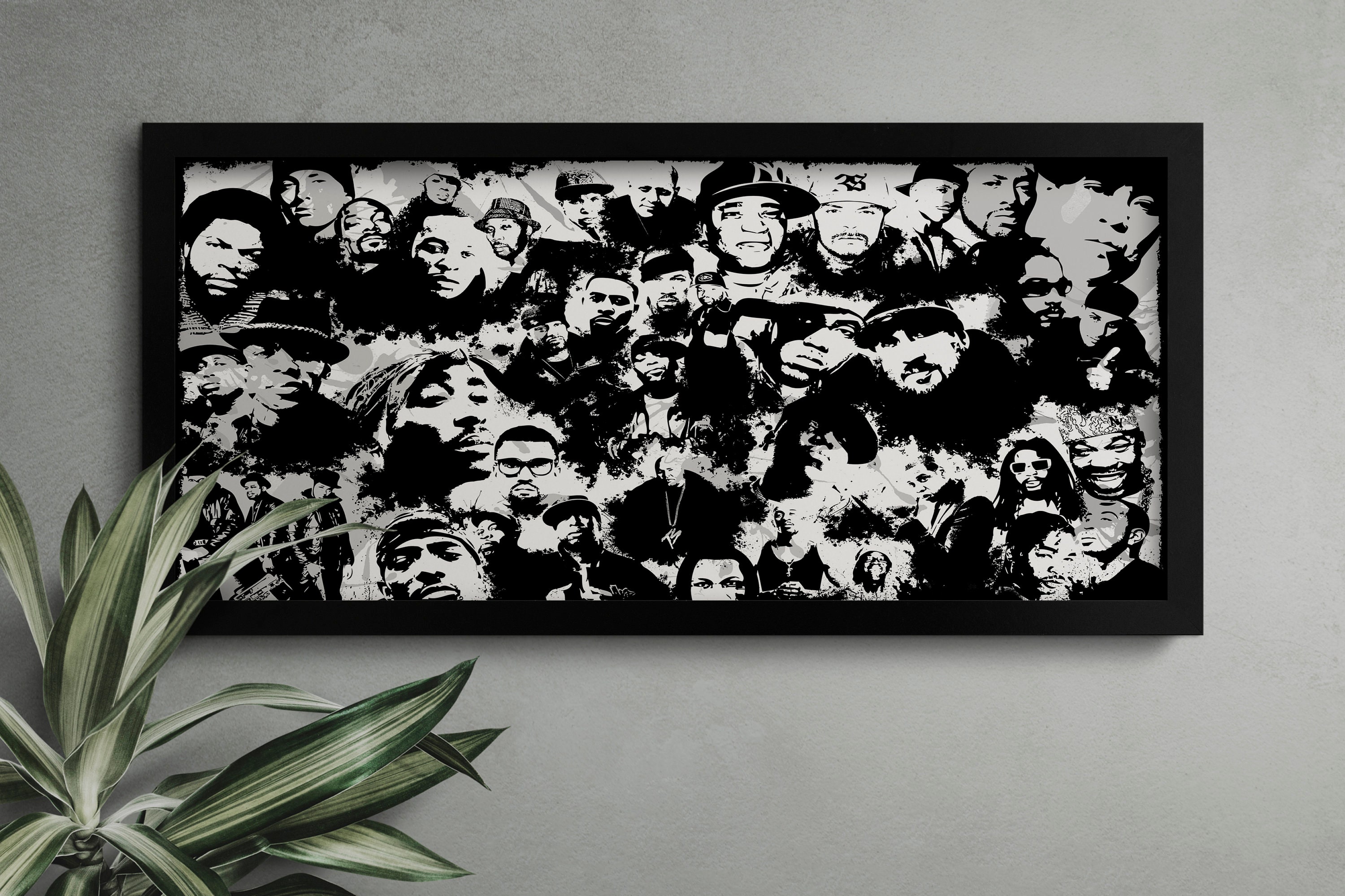 American Rap Legends Wall Art All the Legendary Rappers Wall - Etsy