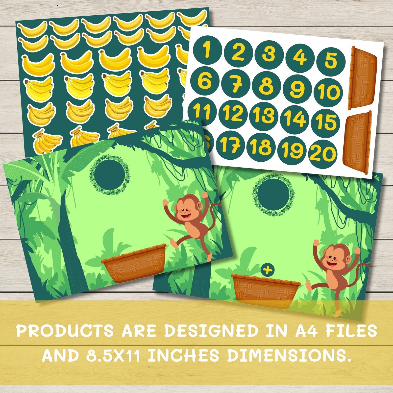 Montessori Counting Activity Counting Activity for Toddler Number Match ...