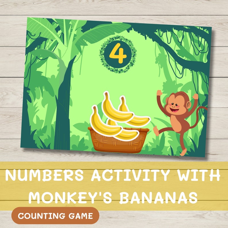 Montessori Counting Activity Counting Activity for Toddler Number Match ...
