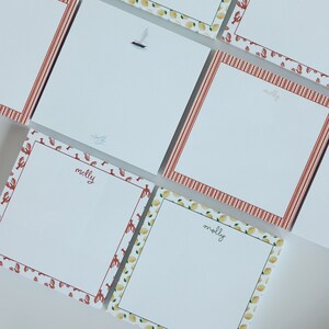 Mini Square Notepads - Summer Custom Notepads - Etsy