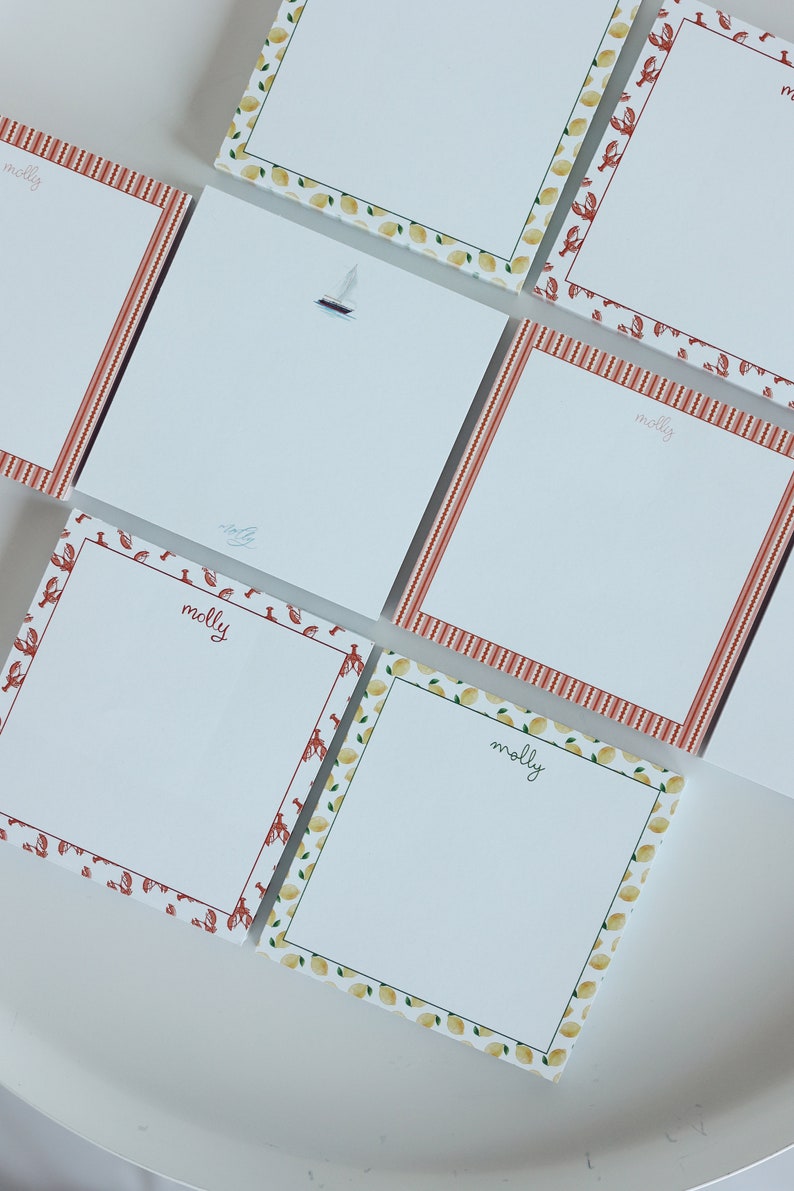Mini Square Notepads Summer Custom Notepads - Etsy