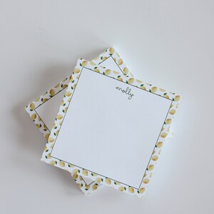 Mini Square Notepads - Summer Custom Notepads - Etsy