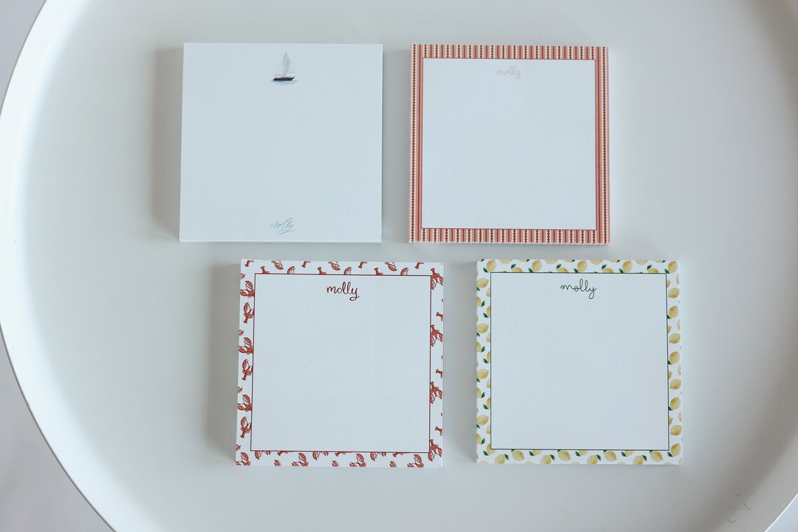 Mini Square Notepads Summer Custom Notepads - Etsy