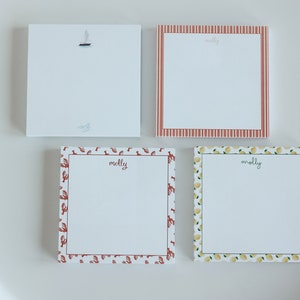 Mini Square Notepads - Summer Custom Notepads - Etsy