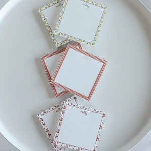 Mini Square Notepads - Summer Custom Notepads - Etsy