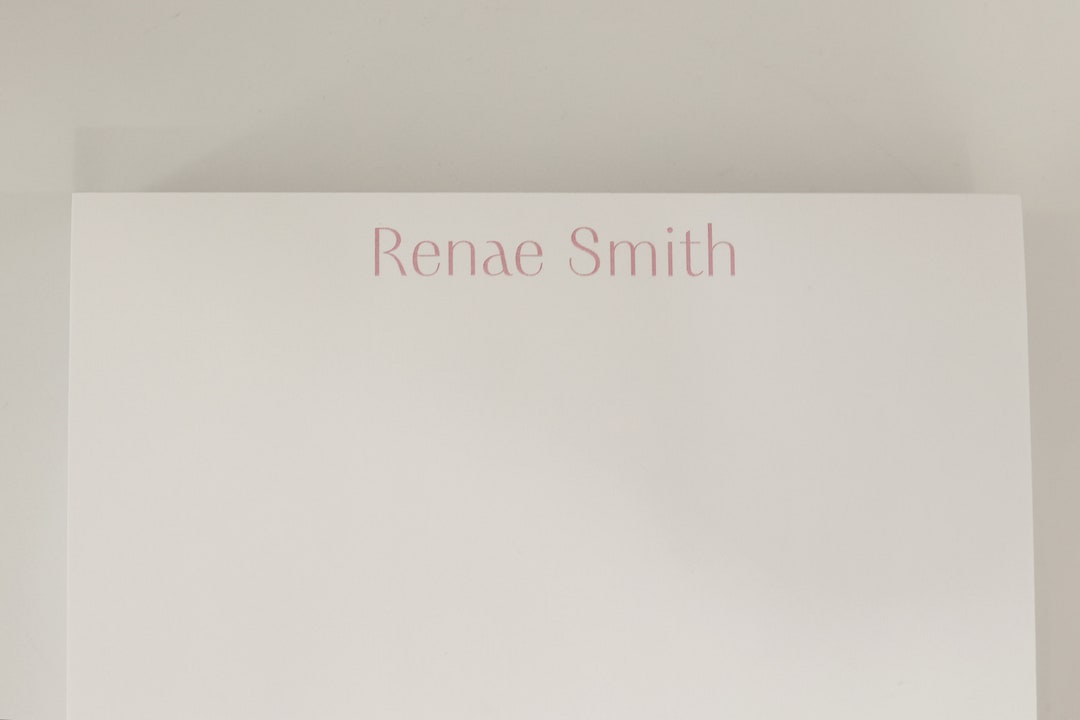 Custom Notepads - High Quality Personalized Name/phrase Notepads - Etsy