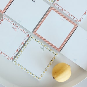 Mini Square Notepads - Summer Custom Notepads - Etsy