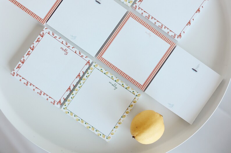 Mini Square Notepads Summer Custom Notepads - Etsy