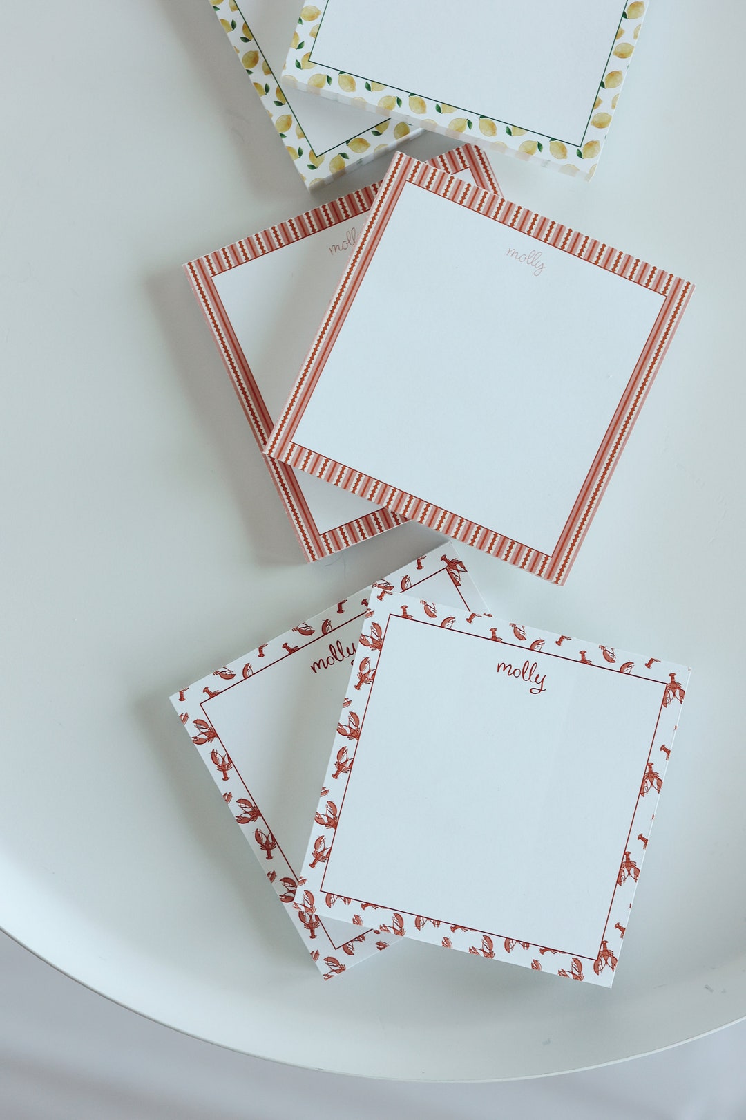 Mini Square Notepads - Summer Custom Notepads - Etsy