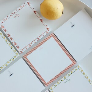 Mini Square Notepads - Summer Custom Notepads - Etsy