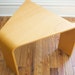 Danish Ekornes Stressless Beechwood Triangle Side Table Mid Century ...