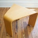 Danish Ekornes Stressless Beechwood Triangle Side Table Mid Century ...