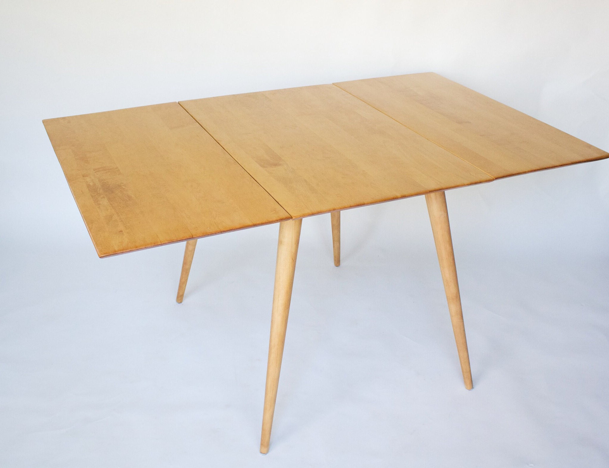 1950s MCM Maple Drop Leaf Dining Table by Paul Mccobb for Planner Group ...