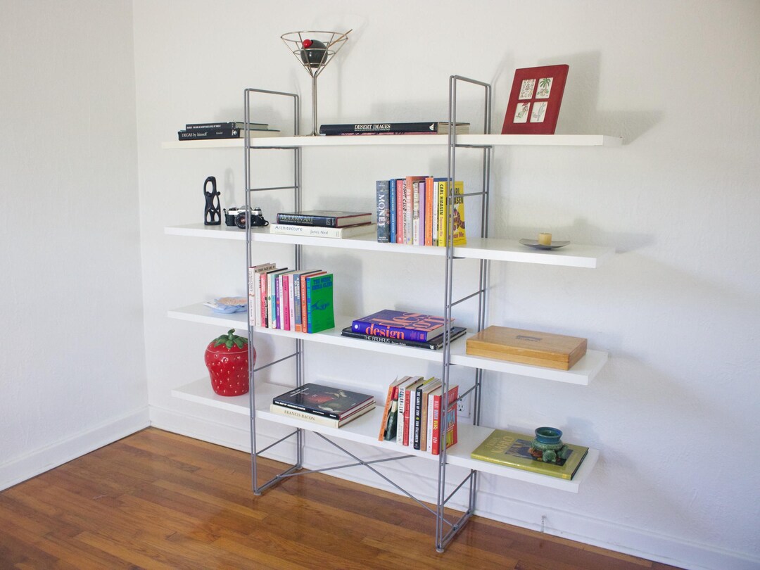 1990s Vintage White IKEA Enetri Shelf by Danish Designer Niels ...