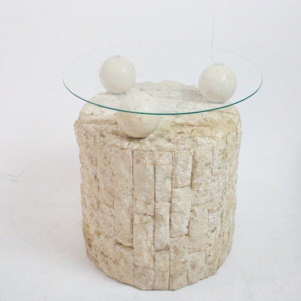 Circular Stone Table - Etsy