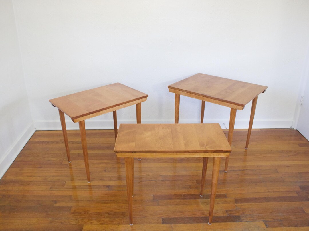 1960s Conant Ball Nesting Tables (set of 3) - MCM Mid Century Modern ...