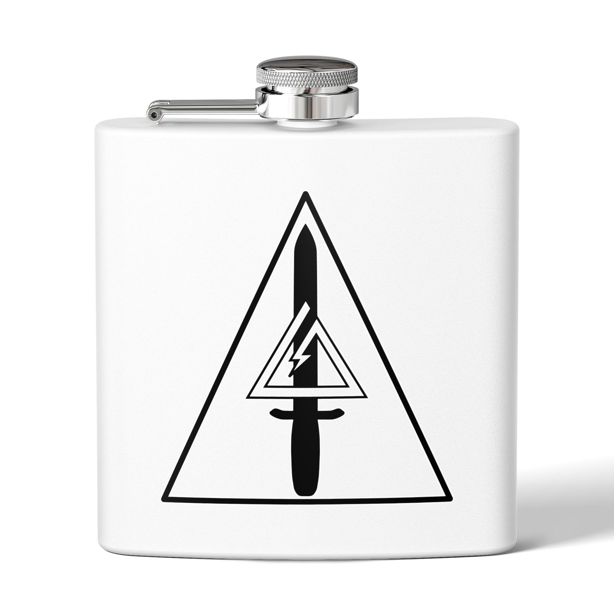 US Army Delta Force SFOD Subdued Logo Flask | Stainless Steel 6oz Hip ...