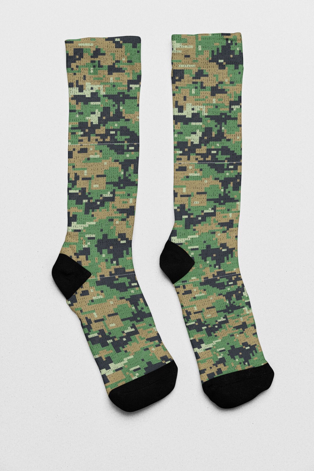 Marine Camo-inspired Socks: Military Precision Style - Etsy