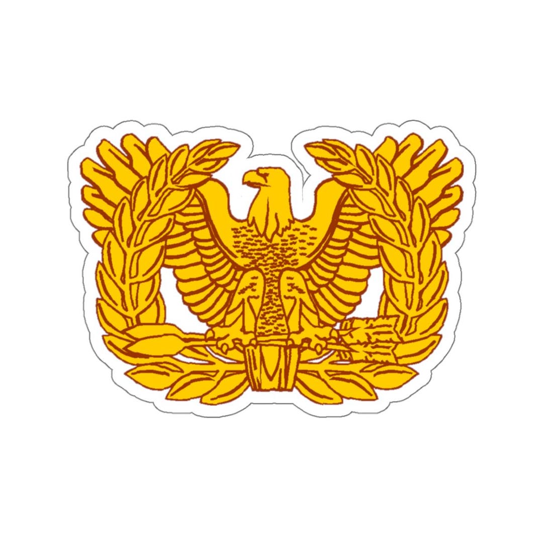 Army Warrant Officer Gold "rising Eagle" Insignia Die-cut Stickers - Etsy