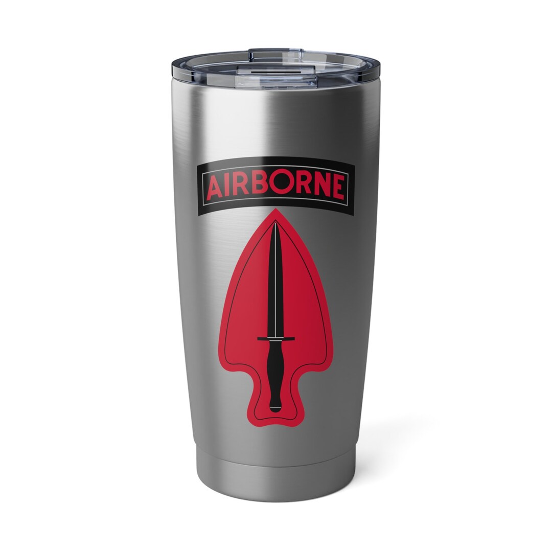 Delta Force USASOC 20oz Tumbler: Stainless Steel, Airborne Design - Etsy