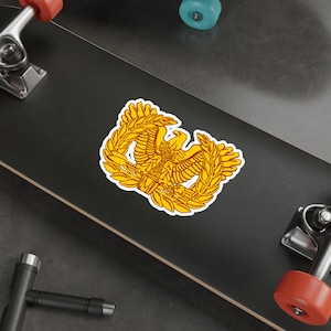 Army Warrant Officer Gold "rising Eagle" Insignia Die-cut Stickers - Etsy